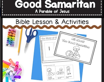 Good Samaritan Craft Sunday School Craft Bible Story - Etsy