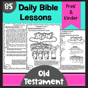 Old Testament Bible Lessons: Kids Sunday School Curriculum (digital ...