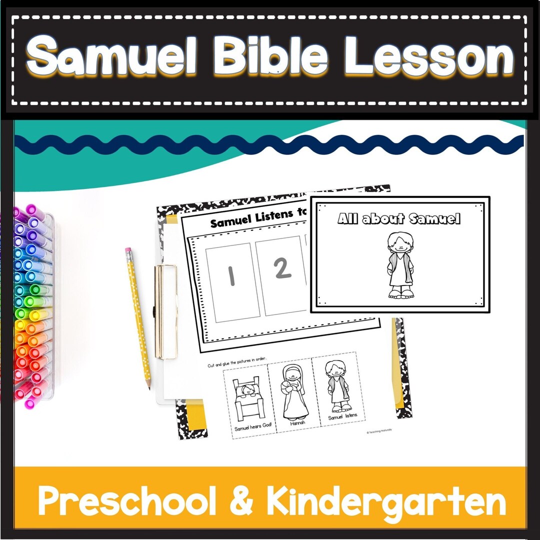 Samuel Bible Lesson: Preschool & Kindergarten (digital Download) - Etsy