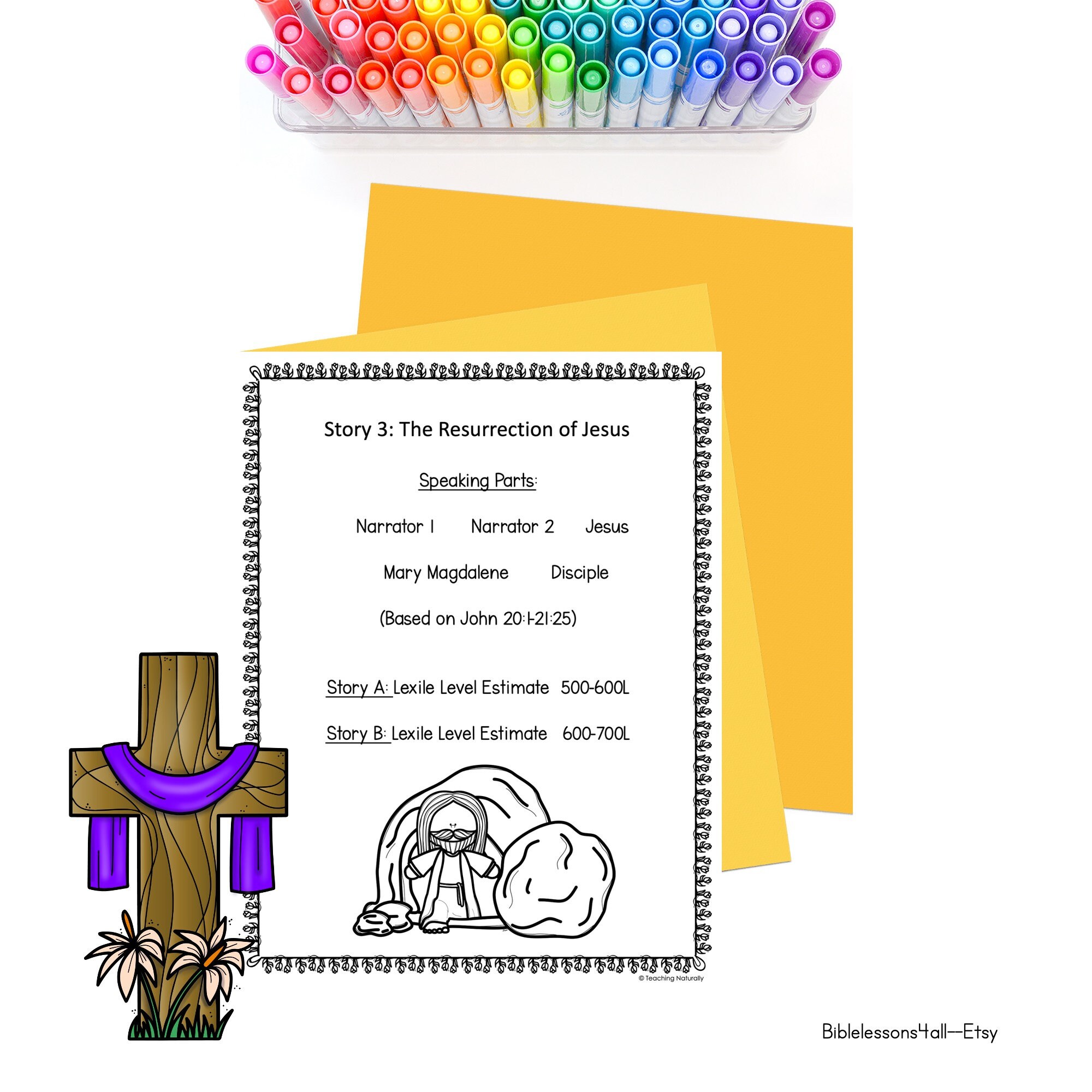 Easter Bible Story Reader's Theatre: Sunday School Play (digital ...