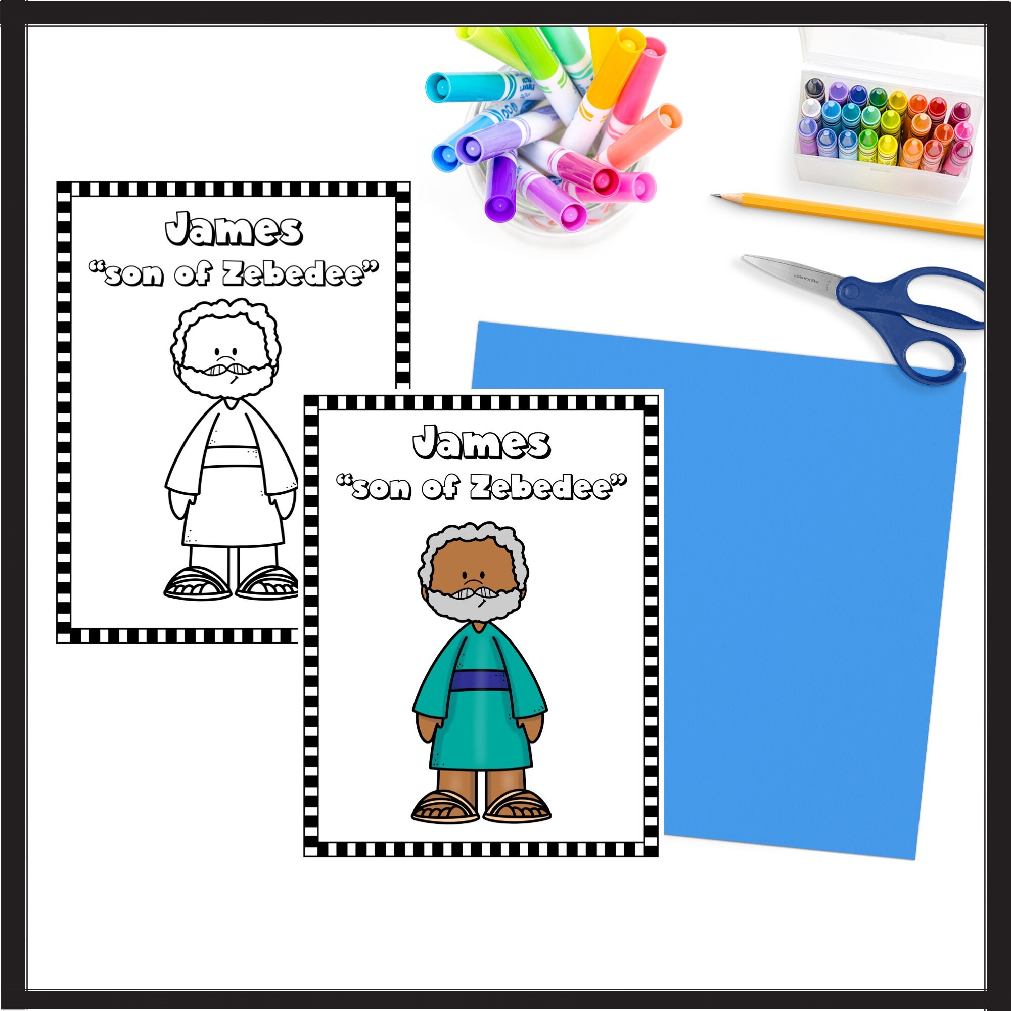 The 12 Disciples of Jesus Bible Lesson and Activities Kids Bible Study ...