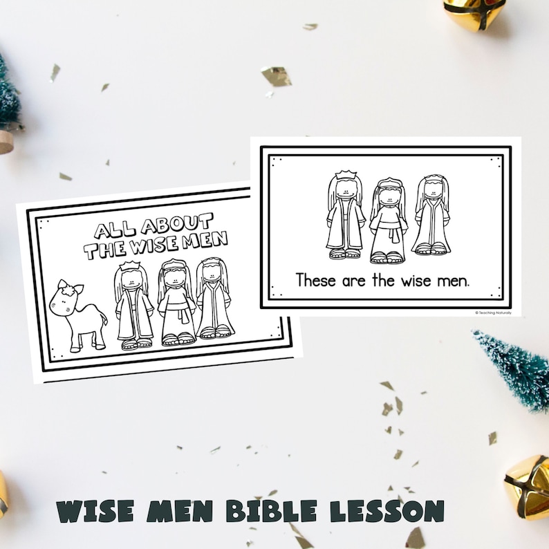 Wise Men Christmas Bible Lesson: Preschool & Kindergarten (PDF) - Etsy