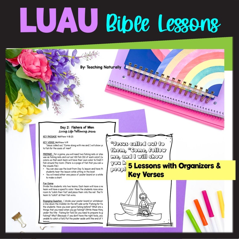 Luau VBS Bible Lessons: Kids Activities & Games (digital Download) - Etsy