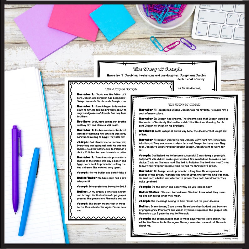 Kids Bible Story Readers Theater Script Bundle (digital Download) - Etsy