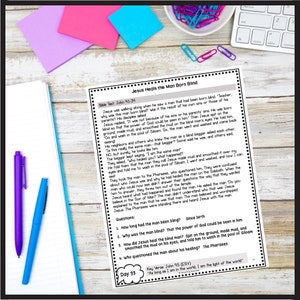 Old & New Testament Bible Lessons Kids Preschool Kindergarten Sunday ...