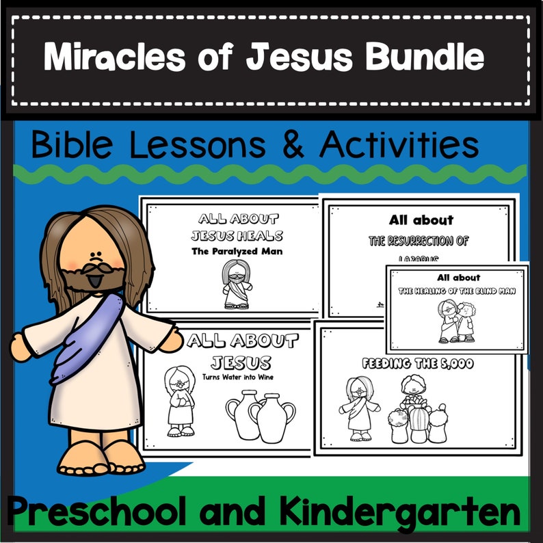 Miracle of Jesus Bible Lesson Kids Sunday School Bible Lesson ...