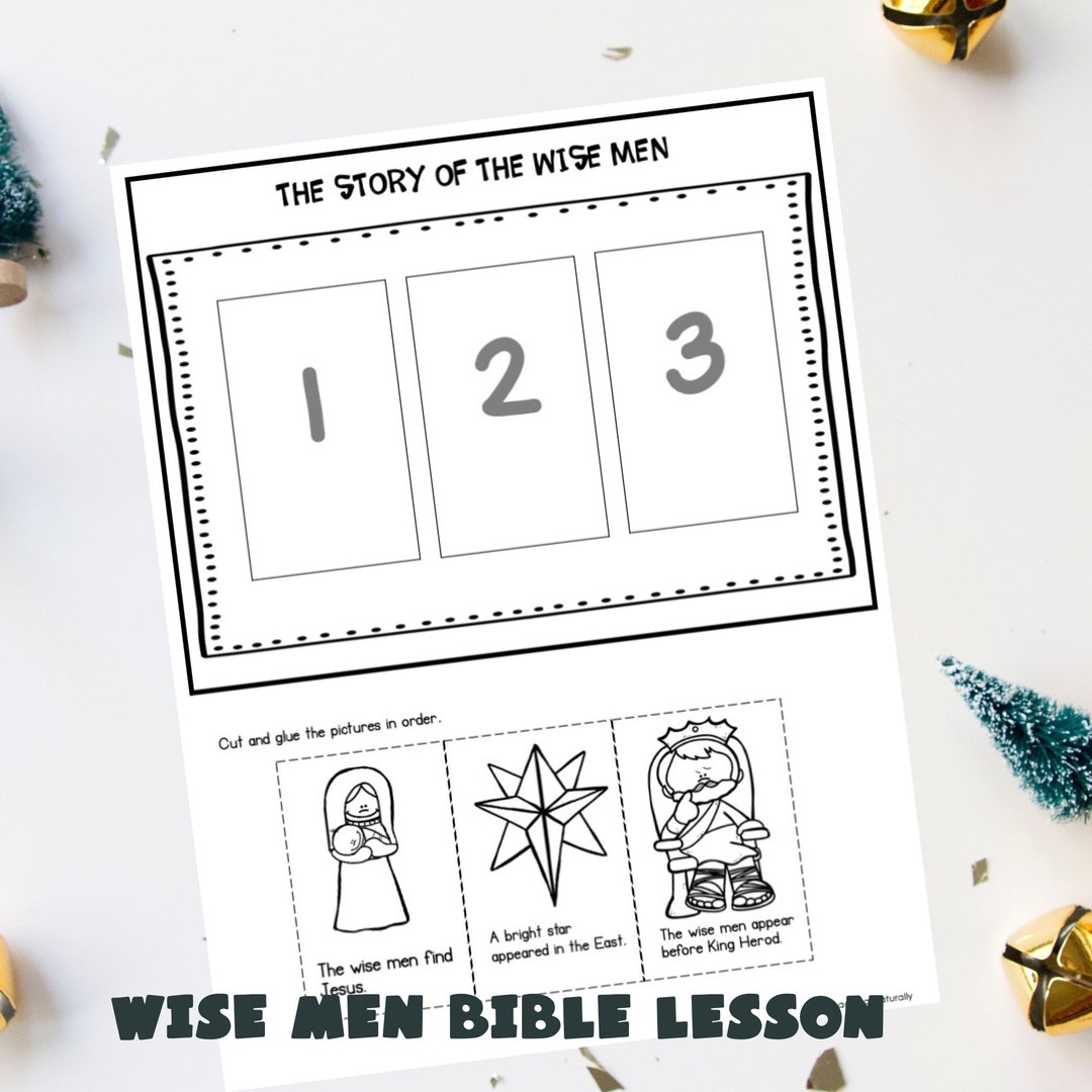 Wise Men Christmas Bible Lesson: Preschool & Kindergarten (PDF) - Etsy