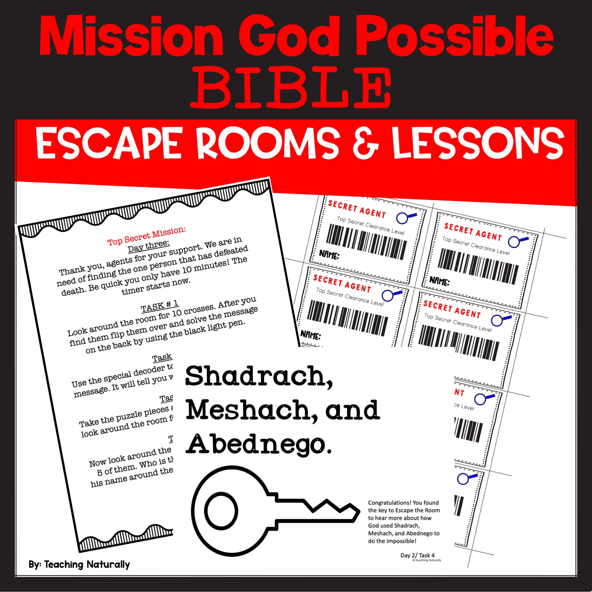 Bible Escape Room & Lessons: VBS Kids Bible Study (printable) - Etsy