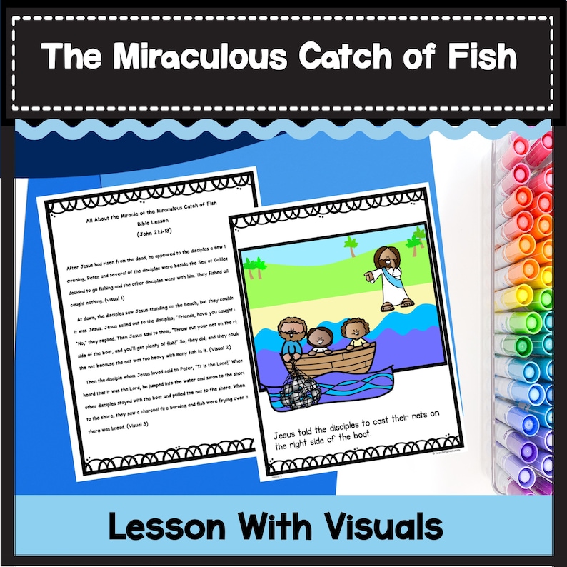 Miraculous Catch of Fish Bible Lesson Plan: Preschool & Kindergarten ...