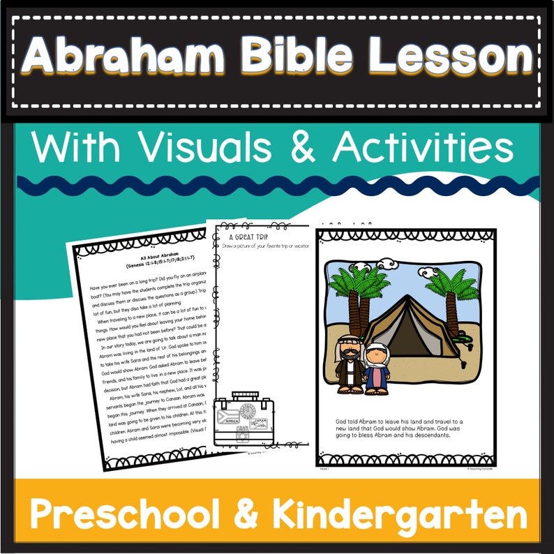 Abraham and Sarah Bible Lesson Plan: Kids Sunday School Activities ...
