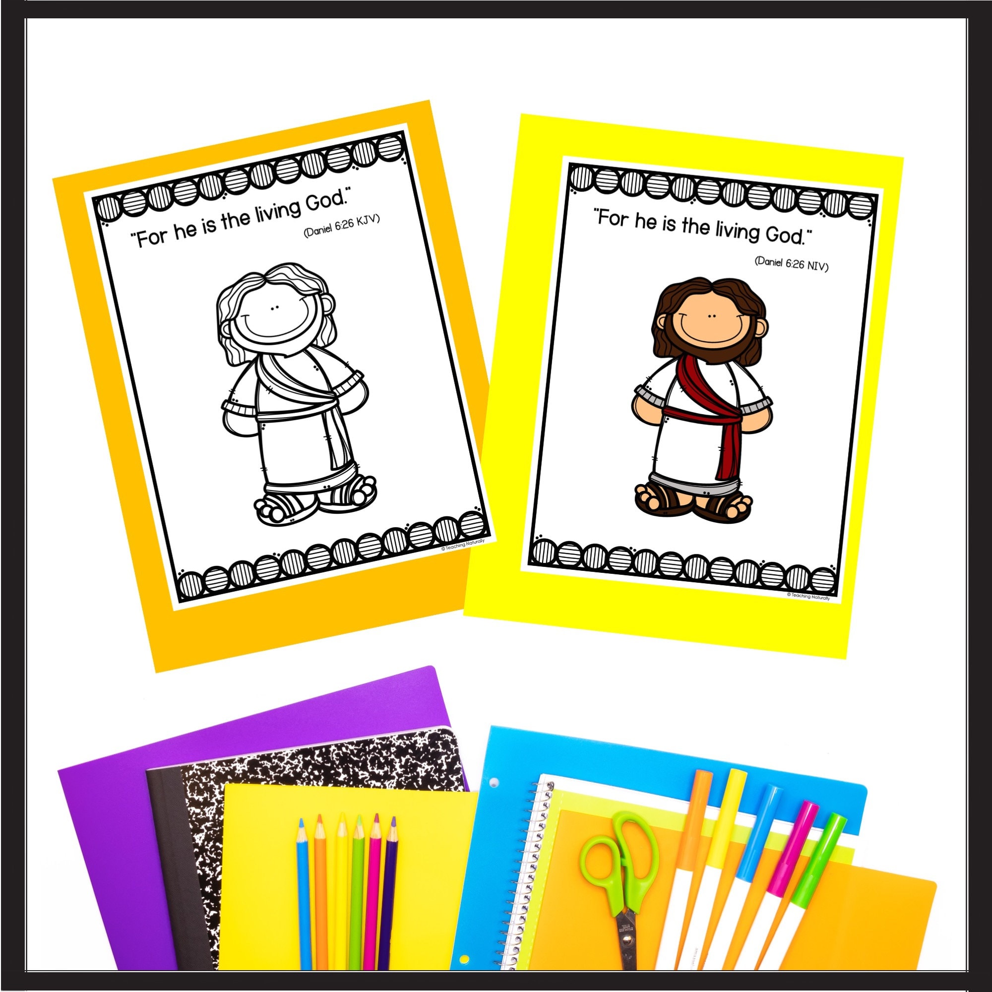 Daniel and the Lions' Den Bible Lesson & Activities (digital Download ...