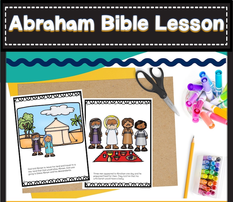 Abraham and Sarah Bible Lesson Plan: Kids Sunday School Activities ...