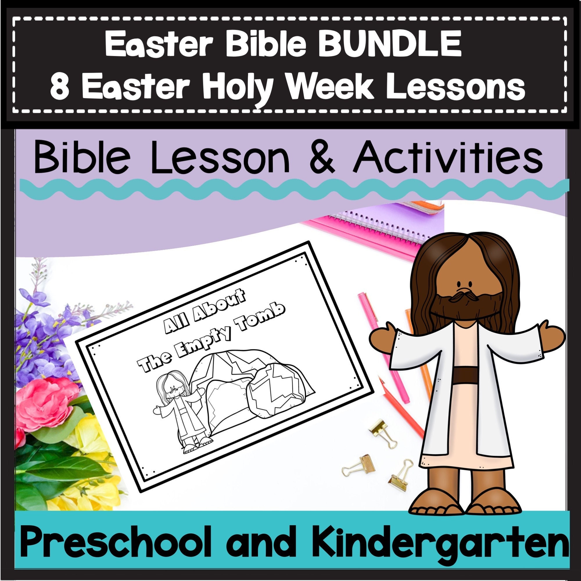 Easter Holy Week Bible Lessons & Activities Bundle (digital Download ...