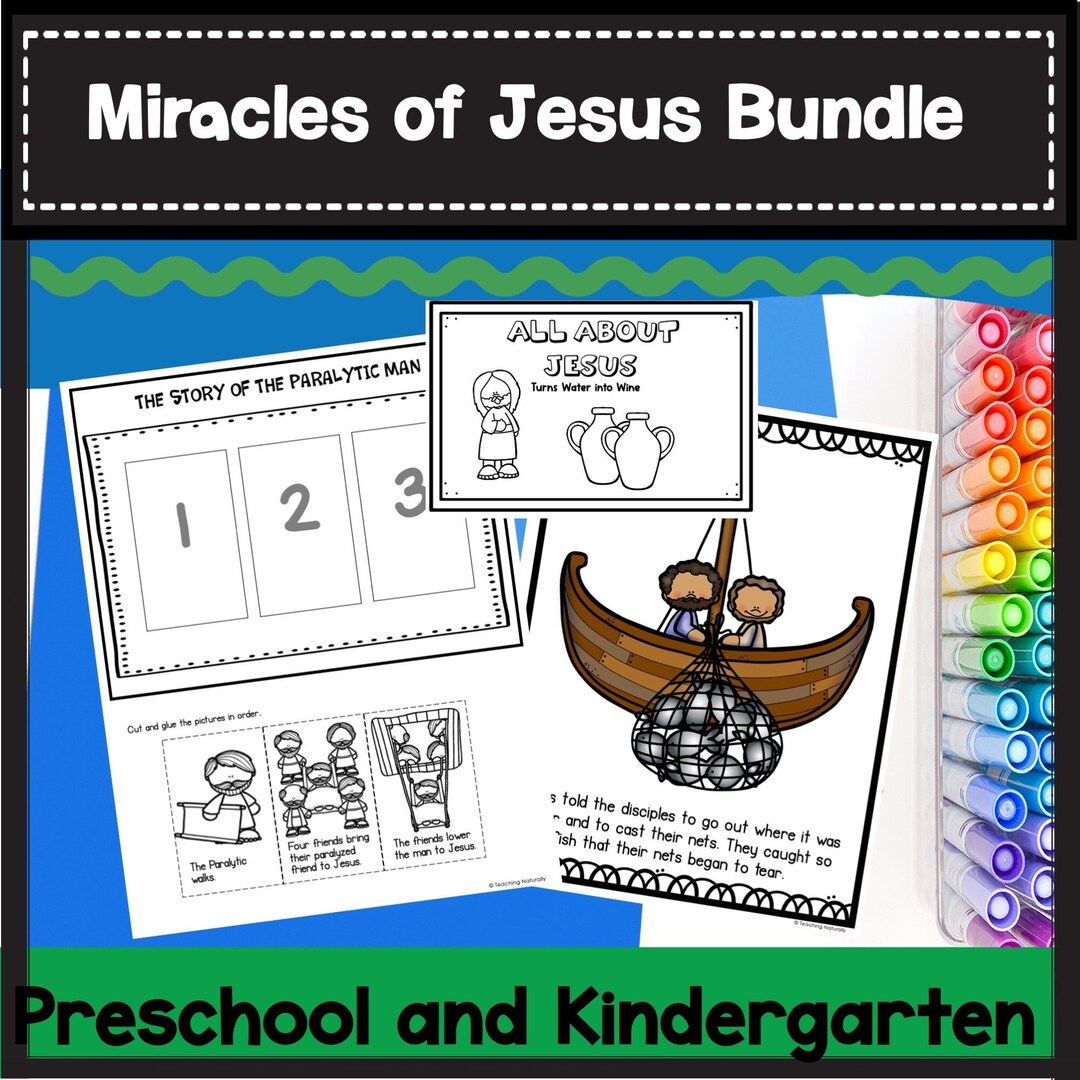 Miracles of Jesus Bible Lessons: Homeschool Christian Resource ...