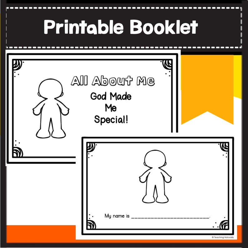 Back to School All About Me Get to Know You Printable Bible Lesson ...