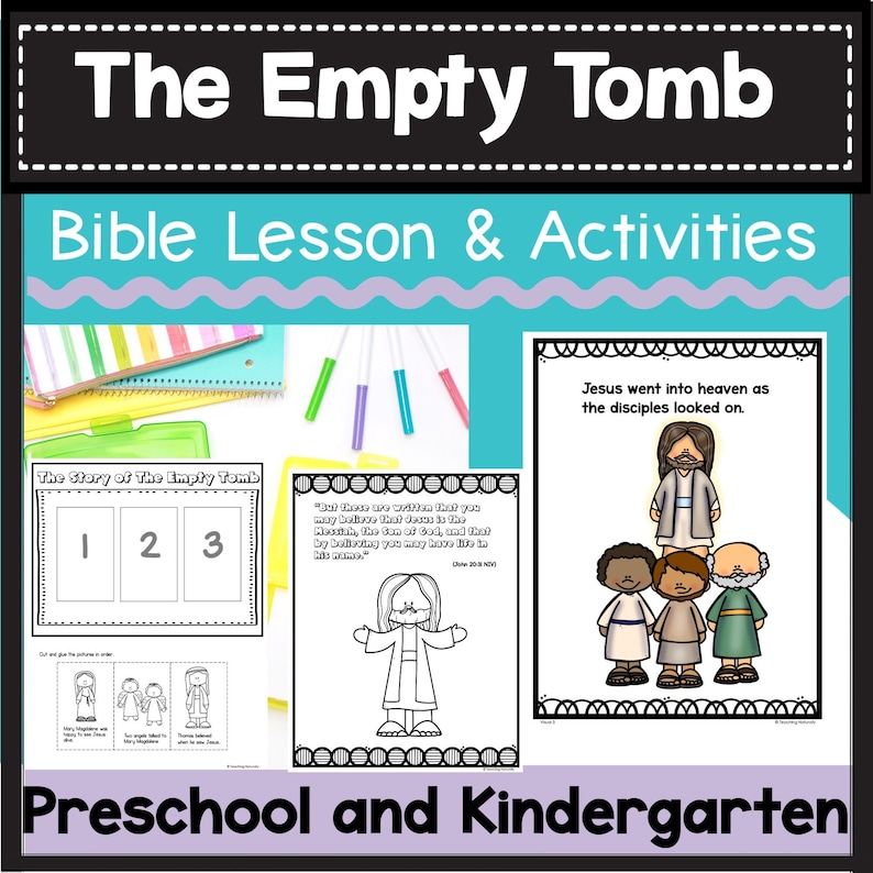 The Empty Tomb Easter Bible Lesson for Preschool and Kindergarten ...