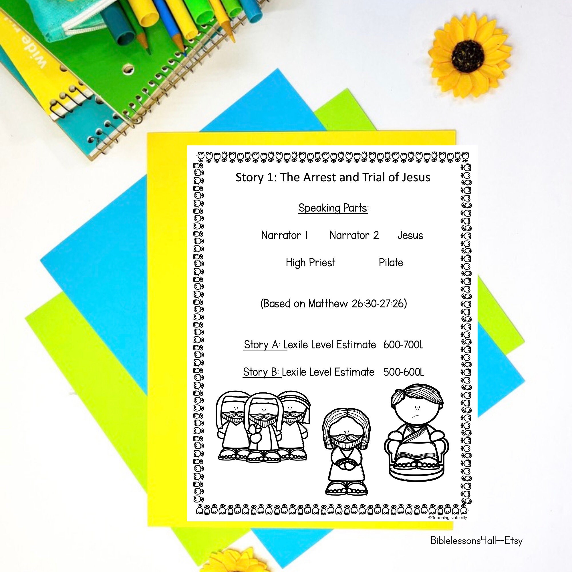 Easter Bible Story Reader's Theatre: Sunday School Play (digital ...