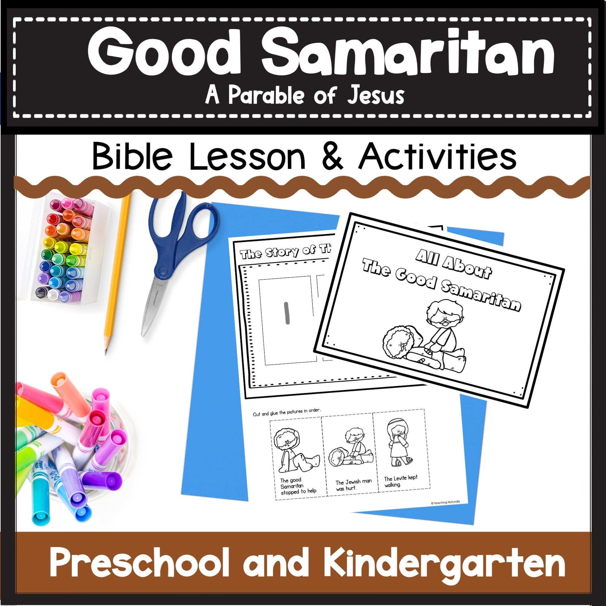 Good Samaritan Bible Lesson and Activities for Preschool and ...