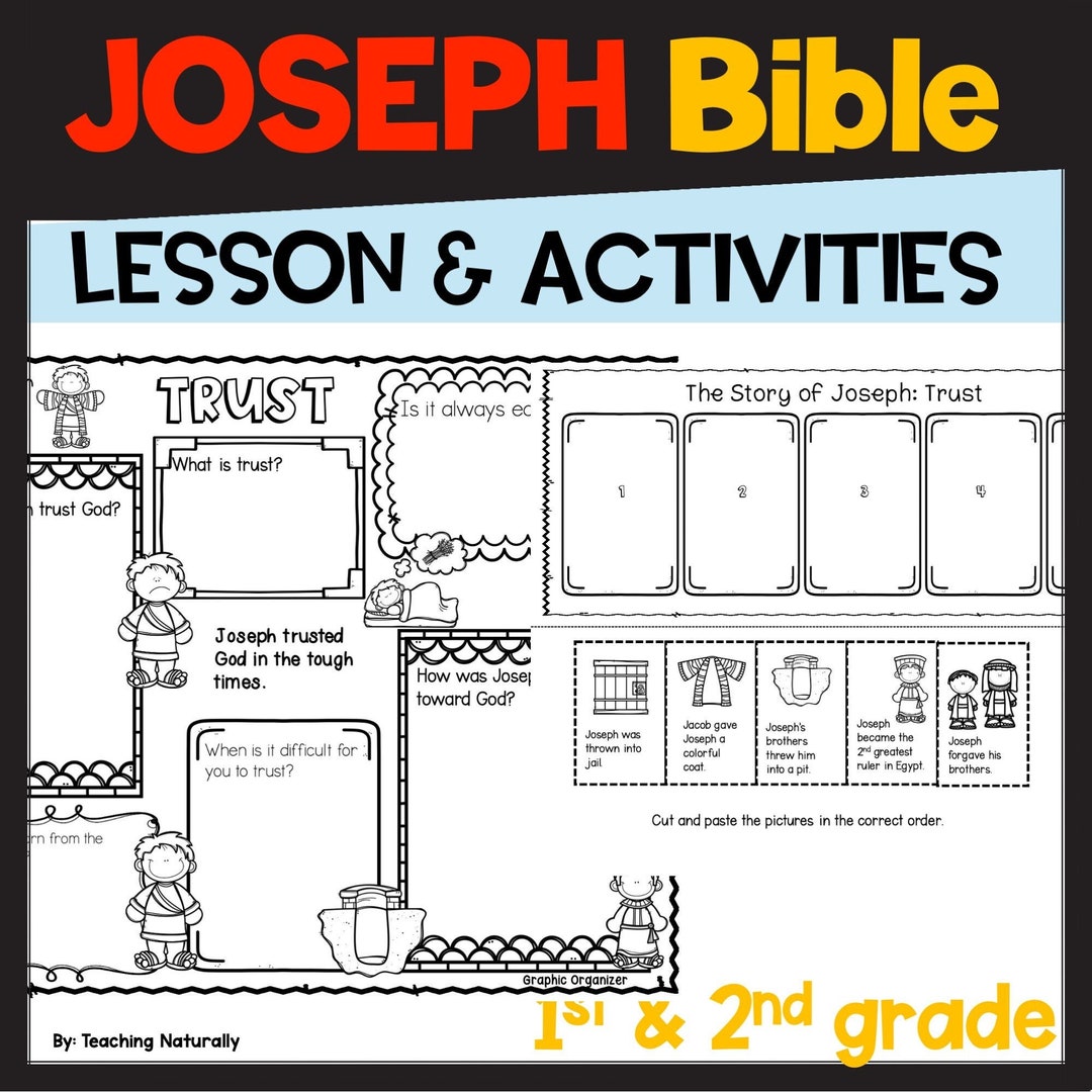 Joseph's Coat Bible Lesson & Activities: 1st-2nd Grade (digital ...