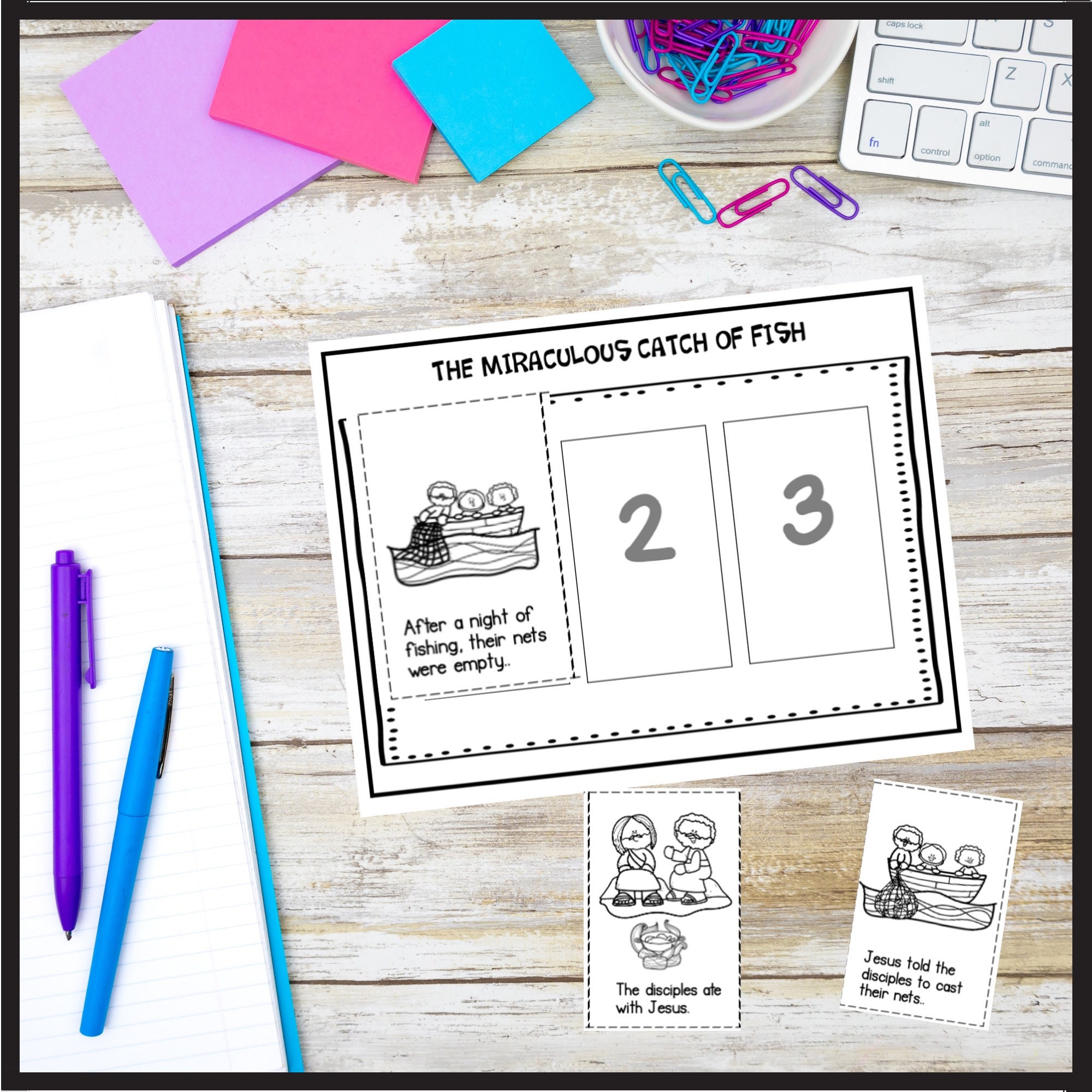 Miraculous Catch of Fish Bible Lesson Plan: Preschool & Kindergarten ...