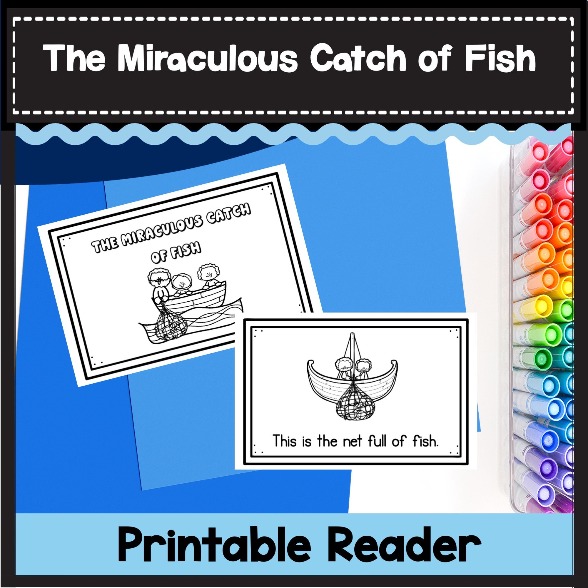 Miraculous Catch of Fish Bible Lesson Plan: Preschool & Kindergarten ...