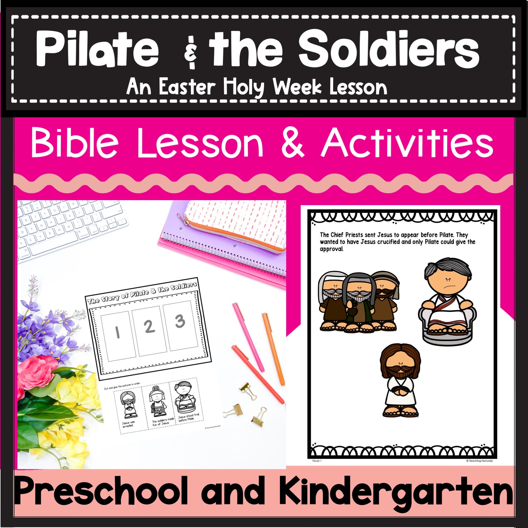 Easter Holy Week Bible Lessons & Activities Bundle (digital Download ...