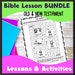 Old & New Testament Bible Lessons Kids Preschool Kindergarten Sunday ...