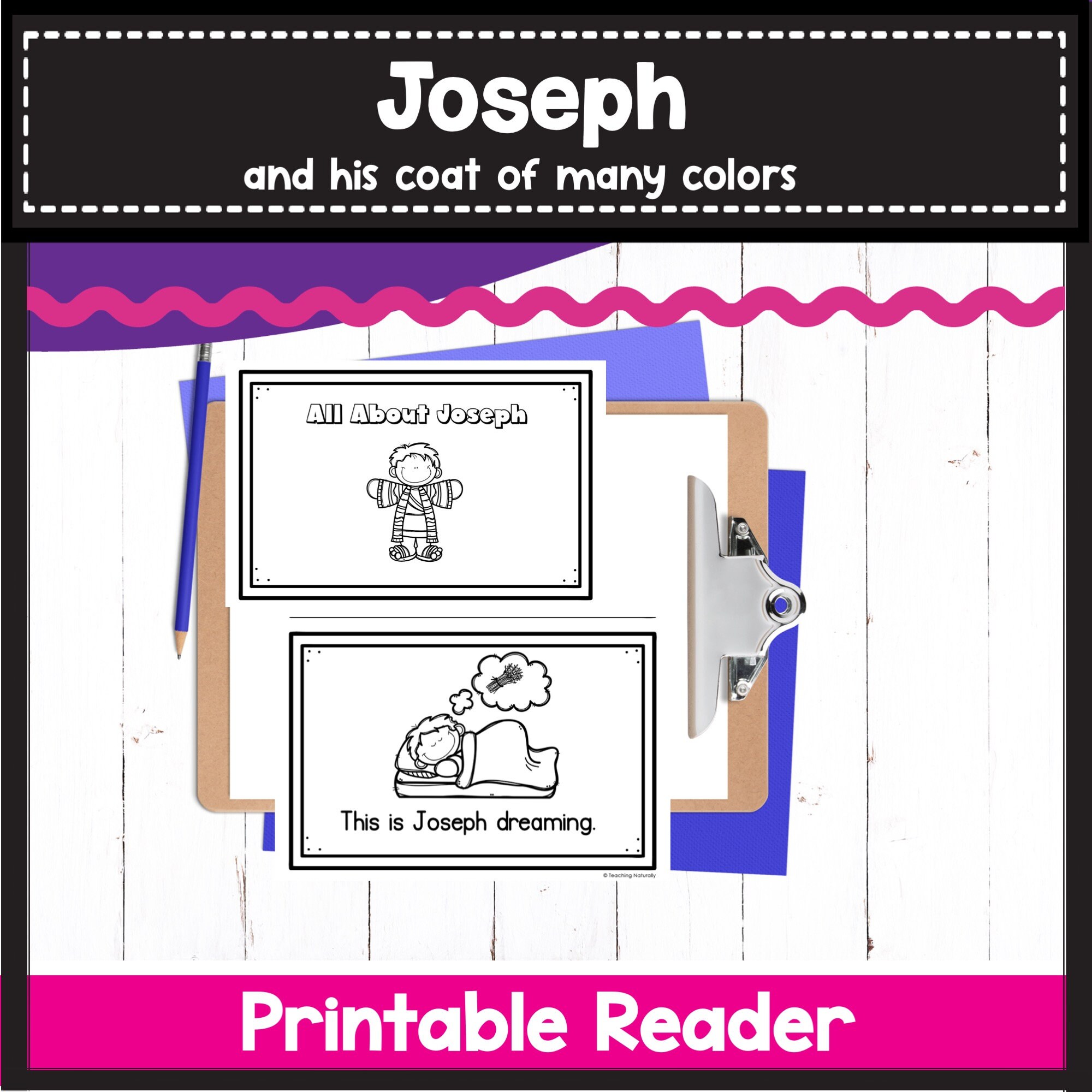 Joseph and His Coat of Many Colors Bible Lesson for Kids Joseph Bible ...