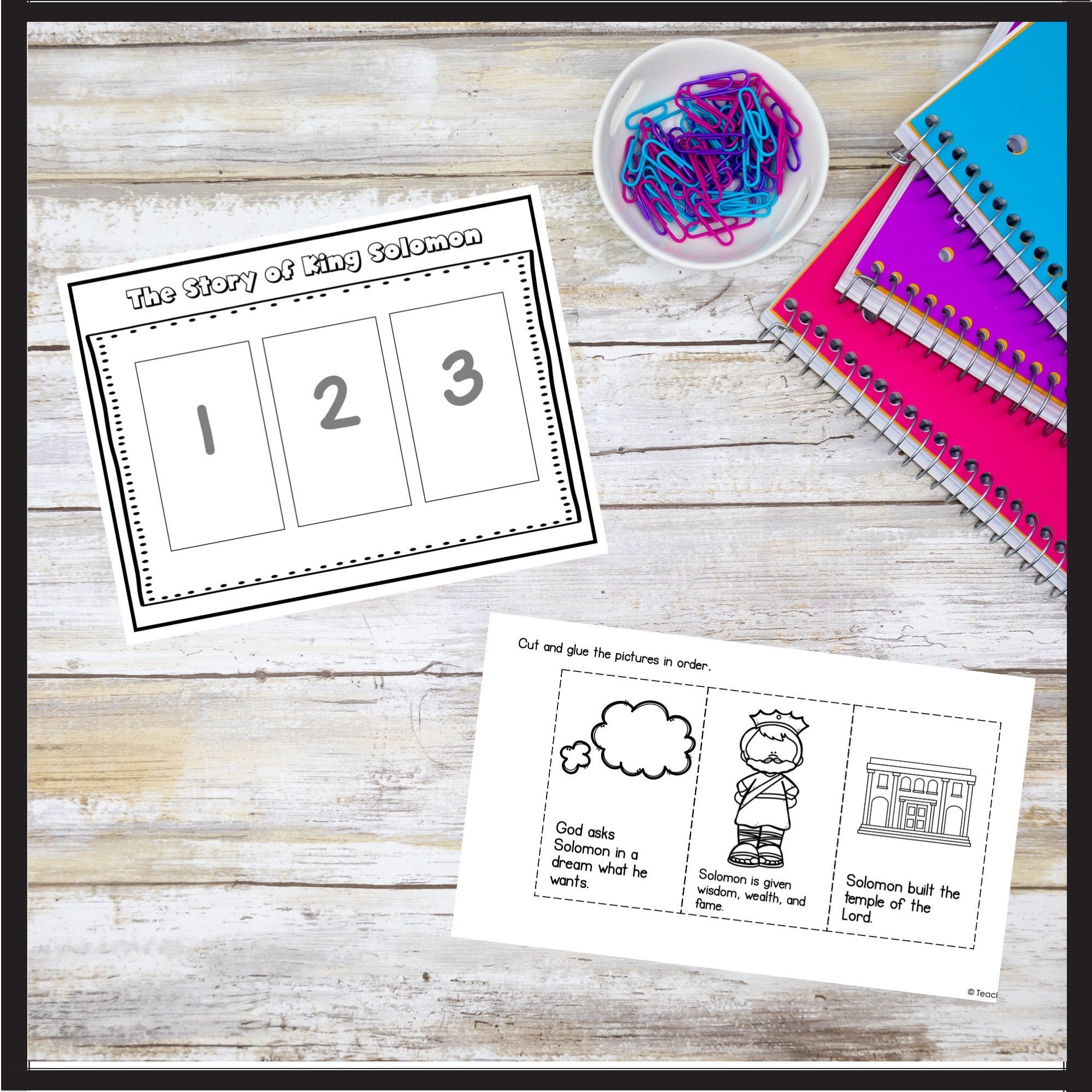 King Solomon Asks for Wisdom Bible Lesson: Preschool & Sunday School ...