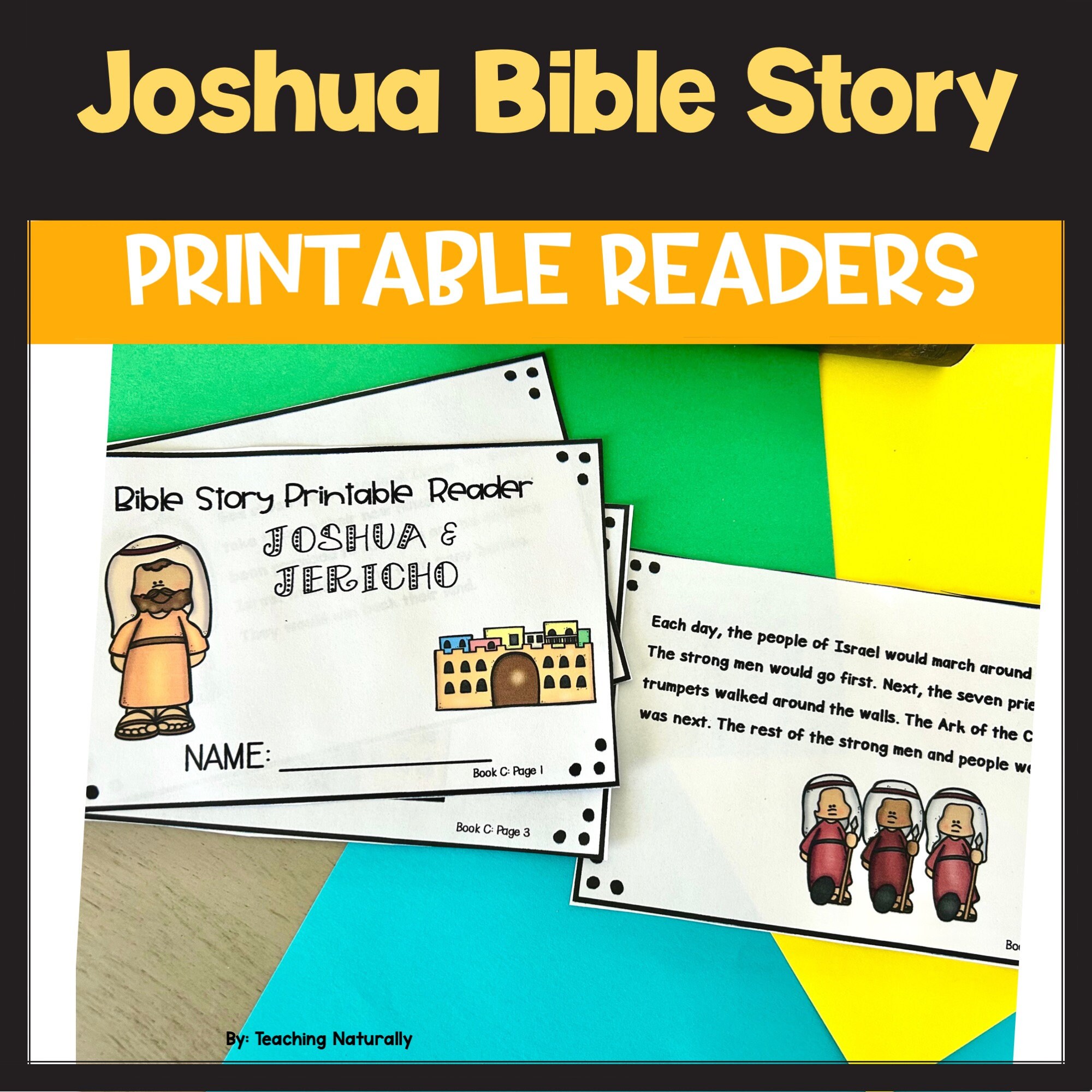 Bible Story Printable Mini-reader for Kids Bible Lesson or Sunday ...