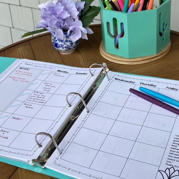 Cactus Planner Cover - Etsy