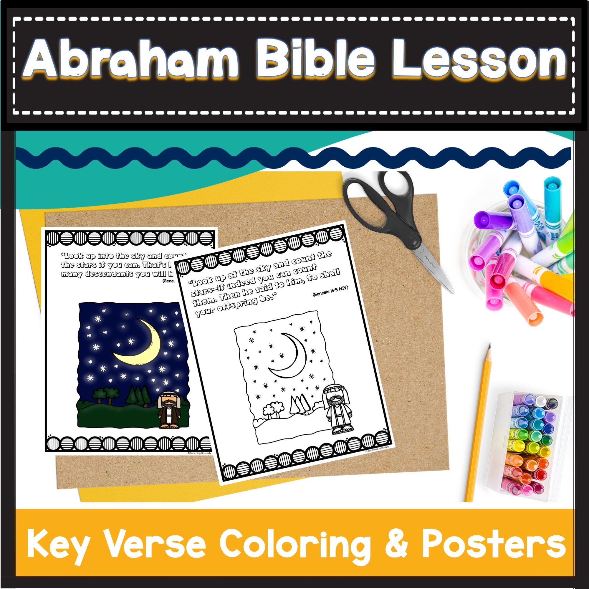 Abraham and Sarah Bible Lesson Plan: Kids Sunday School Activities ...