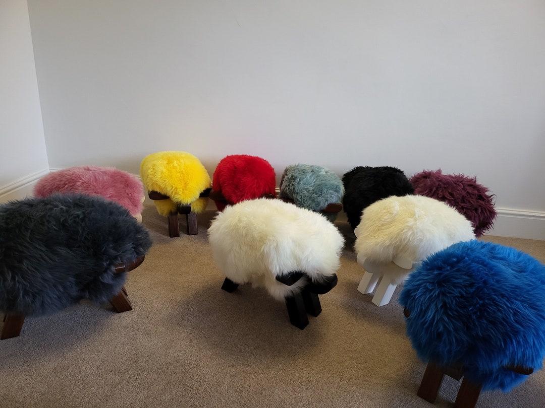 SHEEP FOOTSTOOLS - Etsy
