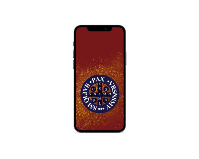 St. Benedict Medal Phone Background Download - Etsy Australia