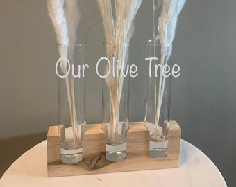 Triple Bud Vase - Etsy