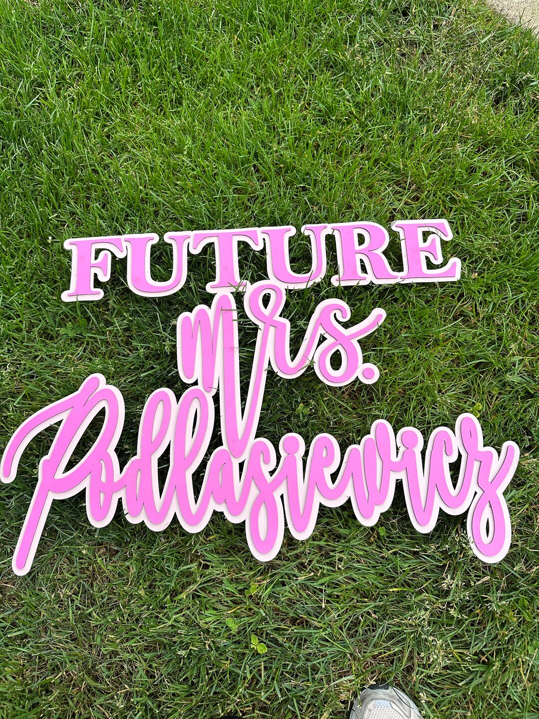 Double Layer Signage - Etsy