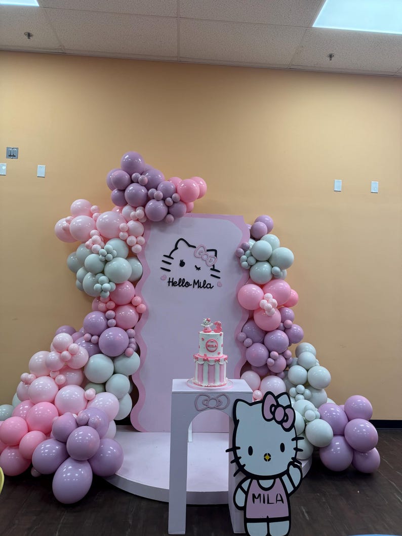 Hello Kitty Cut Out With Personalization - Etsy