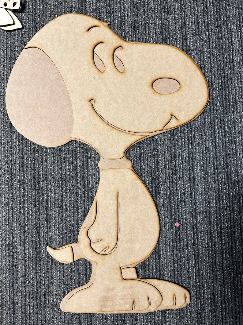 Snoopy Wooden Cut Out - Etsy