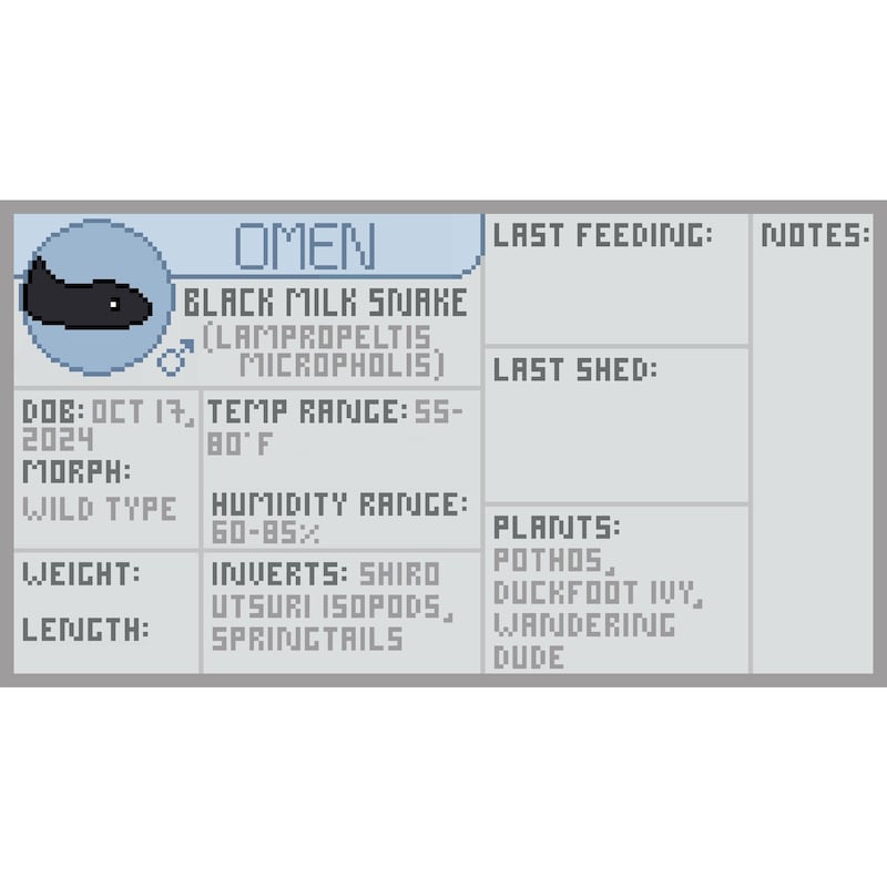 Custom terrarium label - Etsy.de