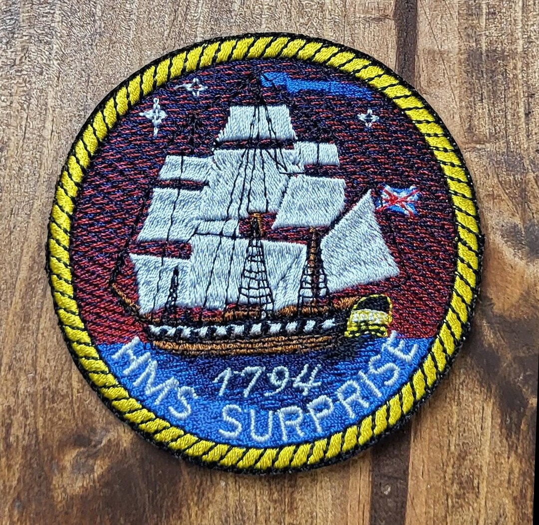 HMS Surprise Embroidered Patch - Etsy