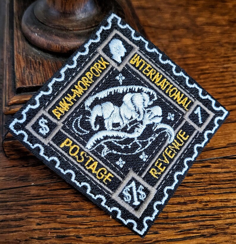 Discwrld - "ankh-morpork International" Embroidered Patch - Etsy