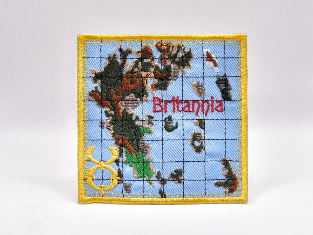Ultima Online Cloth Map Embroidered Patch - Etsy