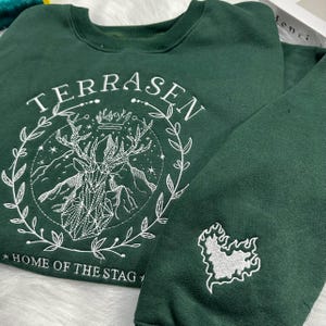 Terrasen Sweatshirt Embroidery, Fireheart Embroidery, to Whatever End ...