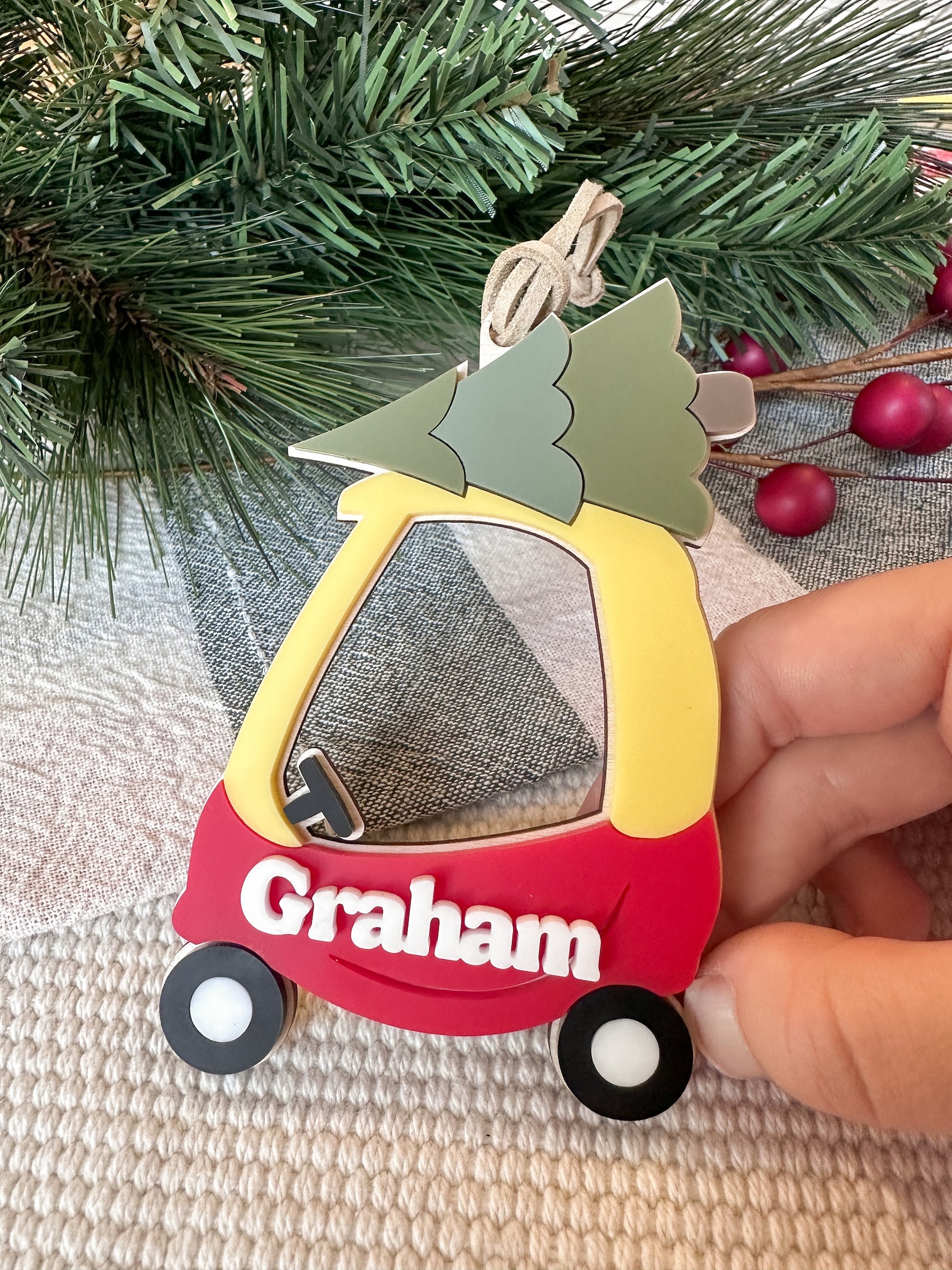 Cozy Coup Ornament Baby Girl First Christmas Christmas Ornament Car ...