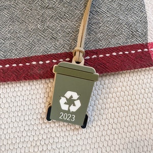 Garbage Truck Ornament With Trash Can | Personalized Boys Christmas ...