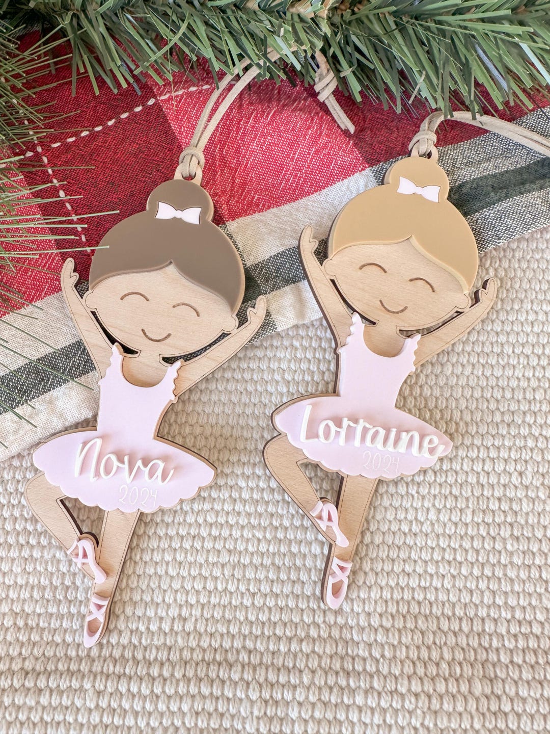 Ballerina Ornament | Personalized Girls Christmas Ornament | Girls ...
