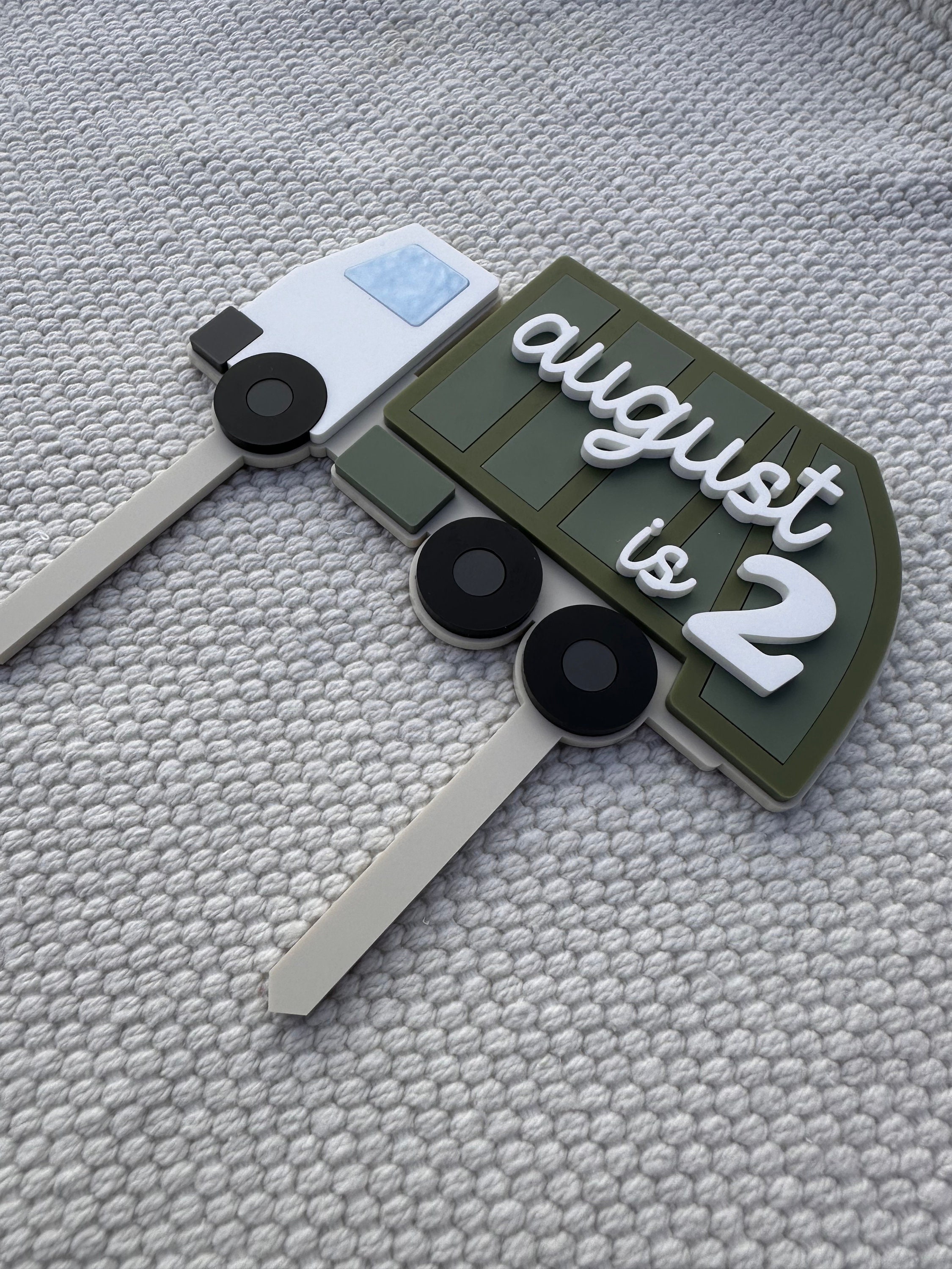 Trash Bash Cake Topper Garbage Truck Cake Topper With Trash Can ...