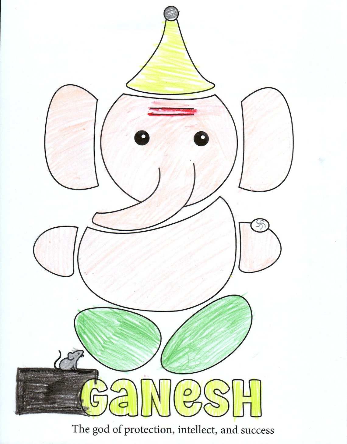 Childrens Coloring Pages, Hindu Gods Coloring Page, Kids Activity ...