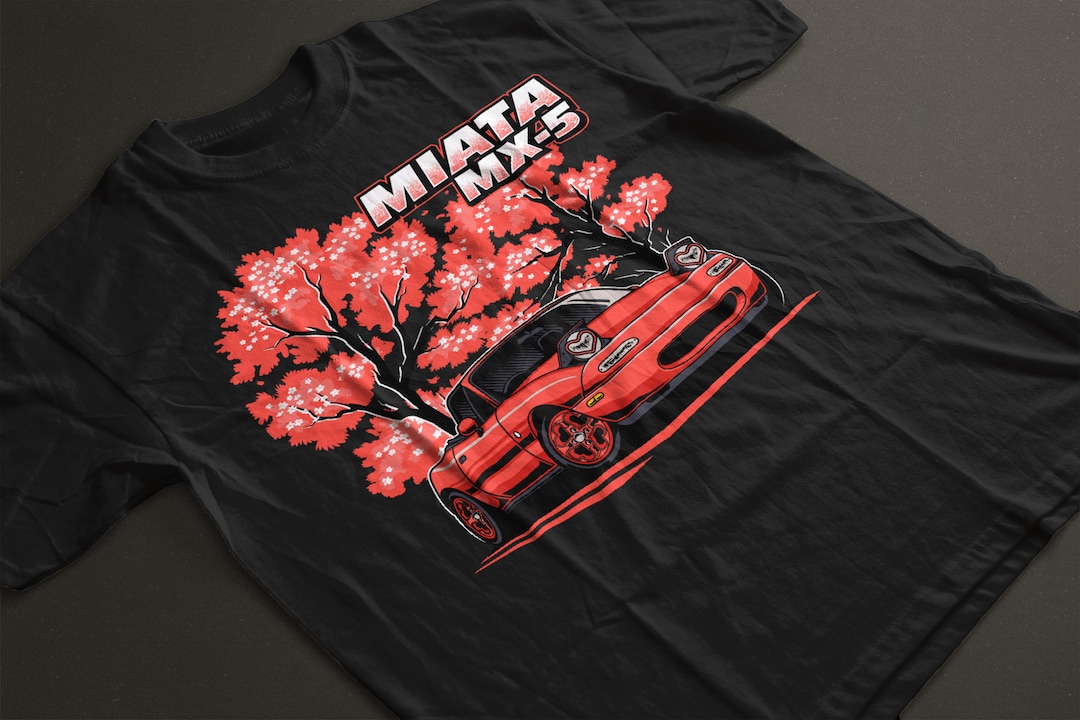 MX5 Mazda Miata T-shirt JDM Car Enthusiast Mazda MX-5 Tee - Etsy