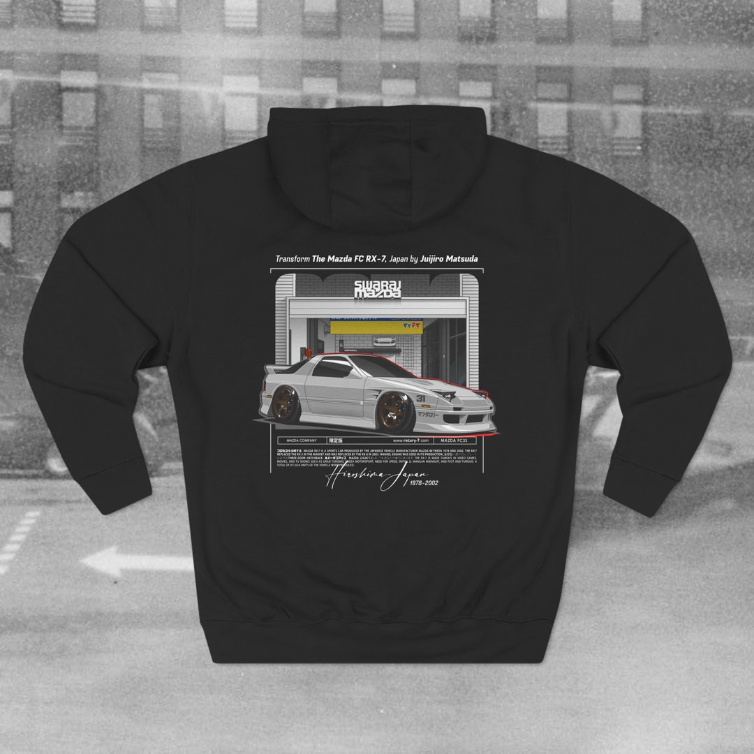 Mazda Rx7 Hoodie JDM Inspired Sweatshirt Car Guy Gift FC - Etsy